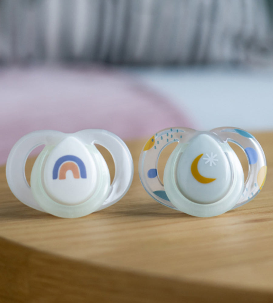 6-18M Night Time Pacifier 2-PK Tommee Tippee 533469 – Tommee Tippee PK